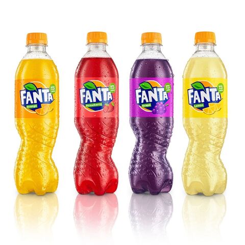 Fanta Soft Drinks Can And Bottles Orange, Grape, Soda Cream, Sarsi/ Fanta Carbonated Drinks ...