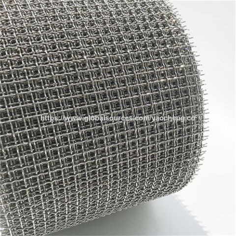 Factory Supplier Stainless Steel Wire Mesh Ss304 Netting 8 Mesh Crimp ...