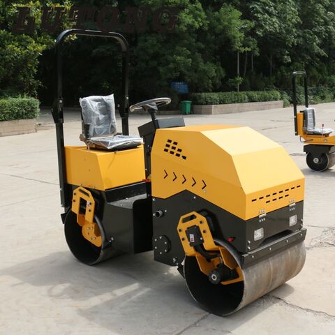 2 Tons Ride-on Full Hydraulic And Front Drum Vibration Road Roller ...
