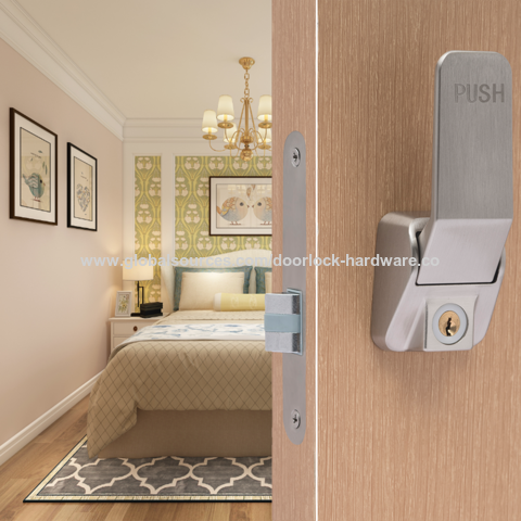 Patent Push Pull Modern Design Security Entrance Solid Aluminum Alloy ...