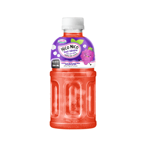 320ml Nico Nico Red Grape Juice Drink With Nata De Coco Not From ...