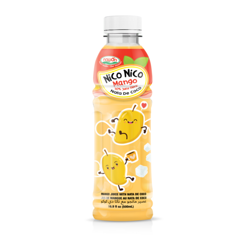 500ml Mango Juice With Nata De Coco Private Label Nico Nico Premium ...