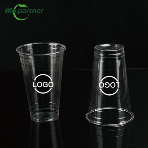 100% Compostable Biodegradable Cold Water Coffee Cup Plastic Pla High ...