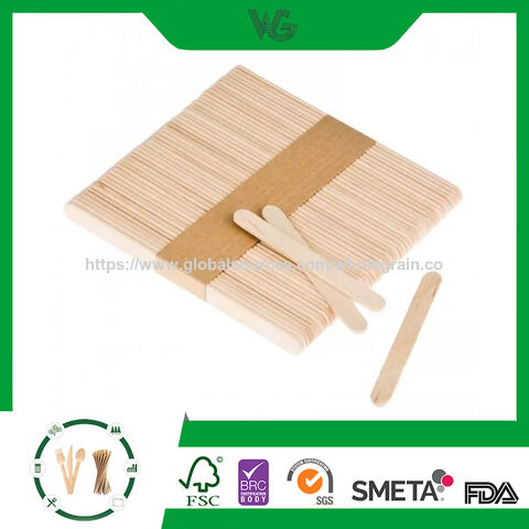 Wg Compostable Disposable Wood Popsicle Stick Wooden Ice Cream Stick ...