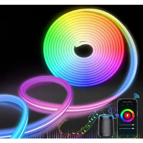Addressable Rgb Led Strip Lights: Smart Wifi Controlled Neon Lights ...