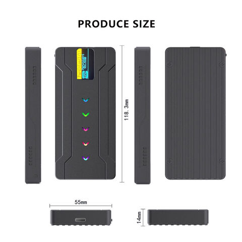 Oem Rtl 9210b Ssd 10gbps Ssd Hard Drives Enclosure Cnc Aluminum Nvme ...