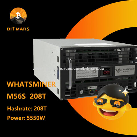 Bulk Buy China Wholesale Oem/odm Asic Miner Whatsminer M56 M56s 208t Sha-256 Algorithm Btc Miner ...
