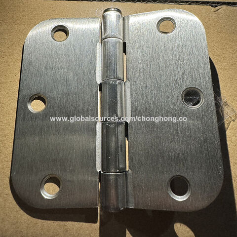 Door & Window Hardware Iron Small Hinge Rounded Corners 3.5 Inch North ...