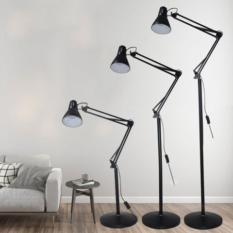 Led Household Metal Long Arm American Style Floor Lamps Are Stable ...