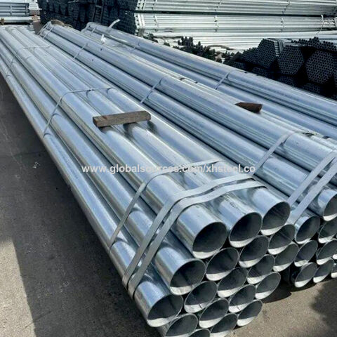 Galvanized/carbon Steel Pipe Seamless Gi Q195 Q235b Q345 Zinc Coating ...