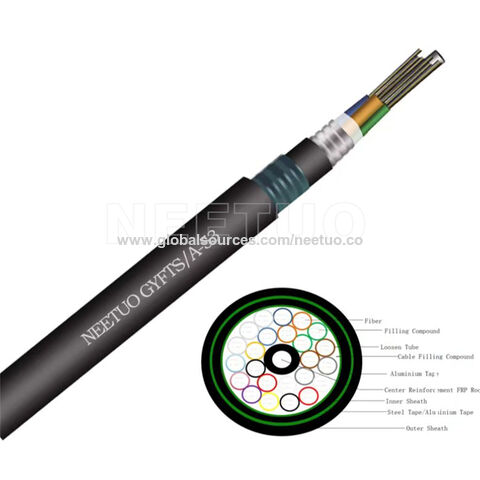 Fiber Optic Cable Gyfts53 Direct Buried Underground Double Jacket ...