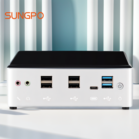 Sungpo Office Mini Pc Mini Gaming Pc Intel I5-10210u/i7 10610u 2sodimm Ddr4 Max 32gb Dual Rj45 ...