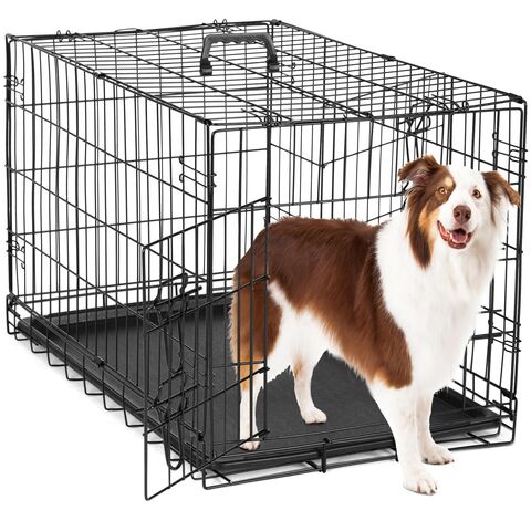 Bulk Buy China Wholesale Dog Crate With Double Doors - Enhanced Metal ...