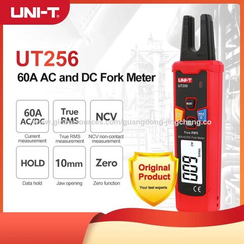 Ut256 60a Ac/dc Fork Meter/true Rms Auto-range Digital Clamp Ammeter ...