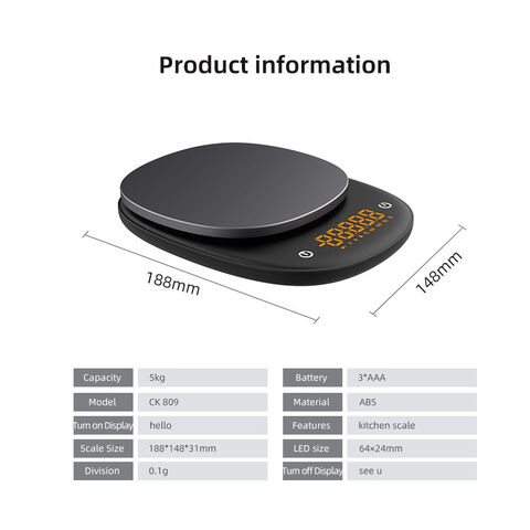 Buy China Wholesale China High Accuracy Household Kitchen Scale Tare ...