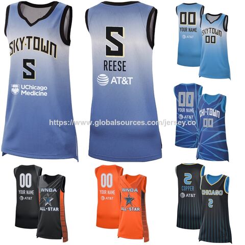 Chicago Sky Light Blue 2024 Rebel Edition Custom Jersey Kahleah Copper ...