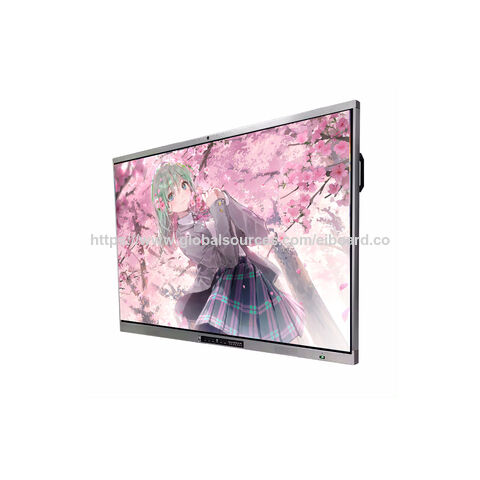 85 Inch Built-in Camera 4mm Tempered Glass Portable Movable Stand Multi ...