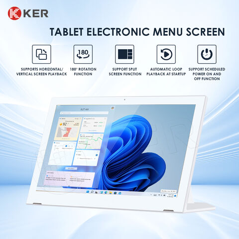 Factory Rooted 23.8 Inch Poe Menu Ordering System Tablet Android ...