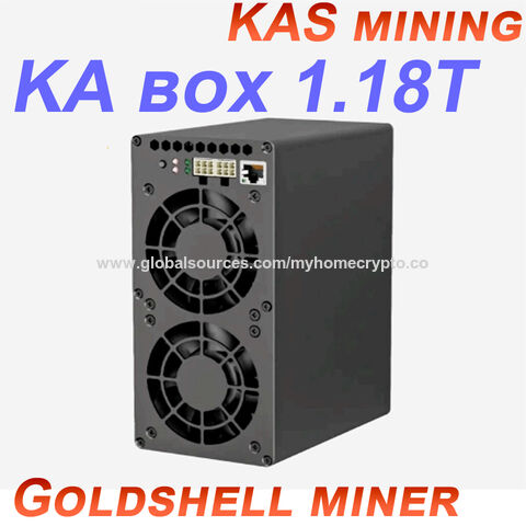 Goldshell Factory Price Ka Box 400w Kas Mining Miner 1.18t High Return Iecriver Miner Ks5l 12t ...