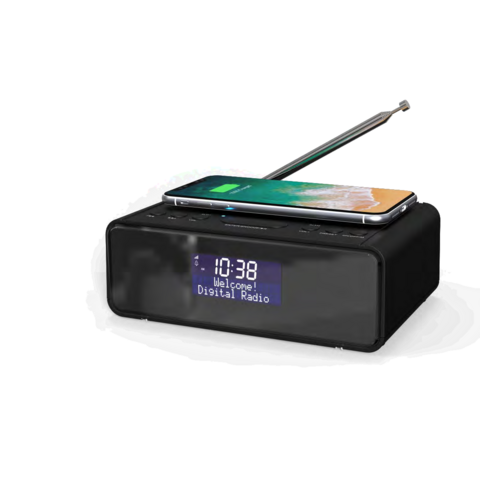 Custom Wireless Charging Bluetooth Dab Clock Radio - Buy China ...