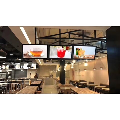 Indoor Hanging Mounted Android Lcd Display Wall Mounting Advertising ...