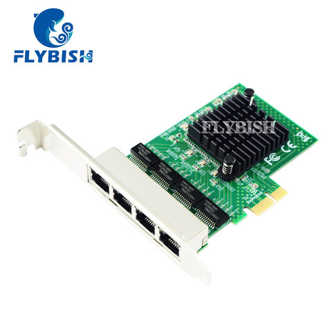 Rtl8111 4 Port 10/100/1000m Pcie X1 Gigabit Ethernet Network Card ...