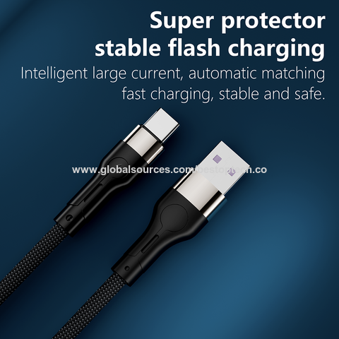 Nylon Braided Material Usb Charger Phone Cable Pd27w Pd60w Phone Cord ...