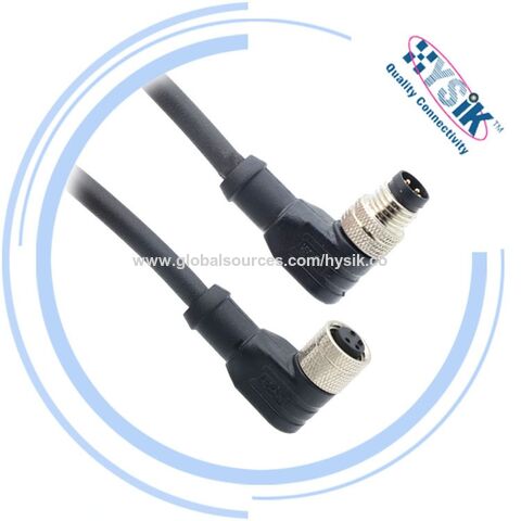 Customized M8 Connector A Code Female Male Right Angle Solder Type ...