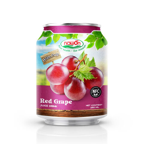 Nfc Red Grape Juice Drink 250ml 100% Natural Soft Drink Wholesale Price ...
