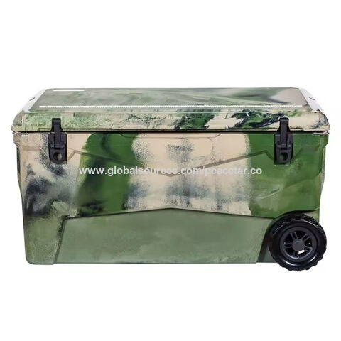 Large-capacity Wheeled Cooler Box With Pu Foam Compartment With Lldpe ...