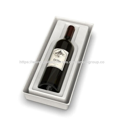 Wholesale Eco-friendly Recyclable Wet Press Molded Sugarcane Tray Pulp For Red Wine Packaging ...