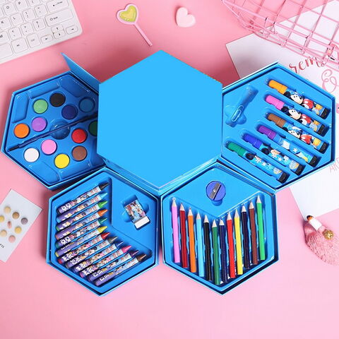 New Design 4 Layer Gift Stationery Kit Drawing Supplies Watercolor ...