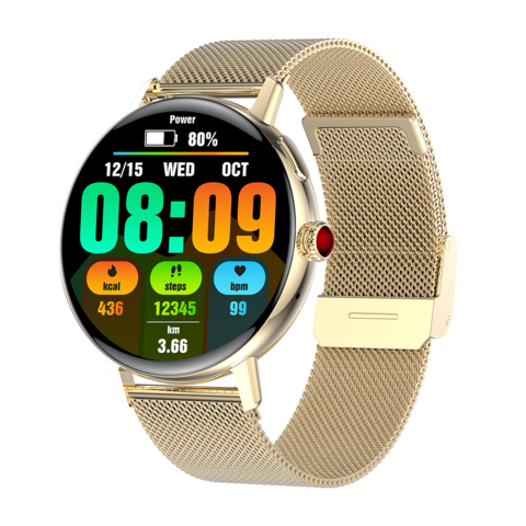 Women Smartwatches 1.32" Amoled Mini Screen Lady Smart Watch 2024 ...