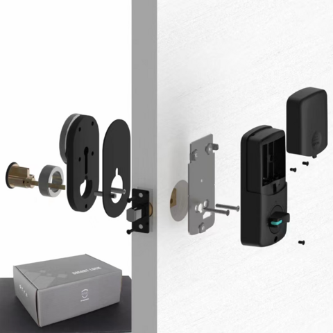 New Arrival Security Smart Entry Door Lock Professional Electronic Door ...