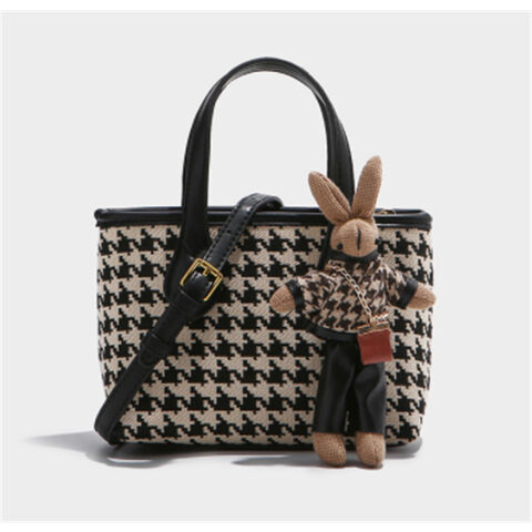 Wholesale Checker Tote Bag Simple Cross Body Shoulder Bag - Jx - China ...