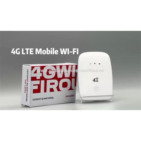 Chinese White 4g Lte Portable Wireless Wifi Router Mifi Cat4 Mobile ...