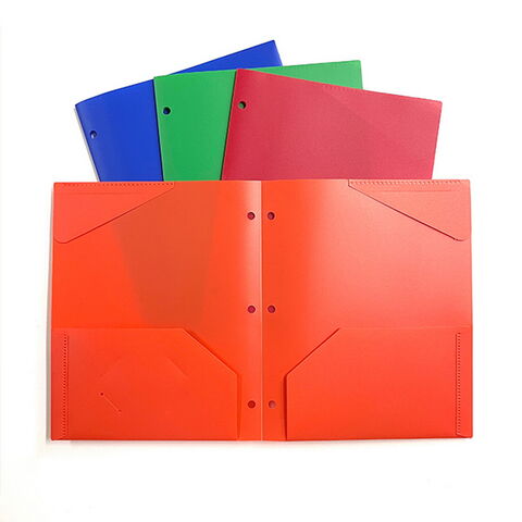 High Quality Custom 3 Hole Binder Heavy-duty Plastic Folder School ...