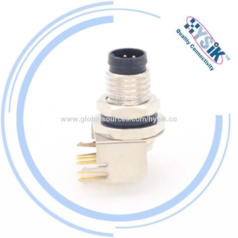 M8 Panel Mount Connector Solder Type Waterproof Ip67 3pin 4 5 6 8 Pin ...