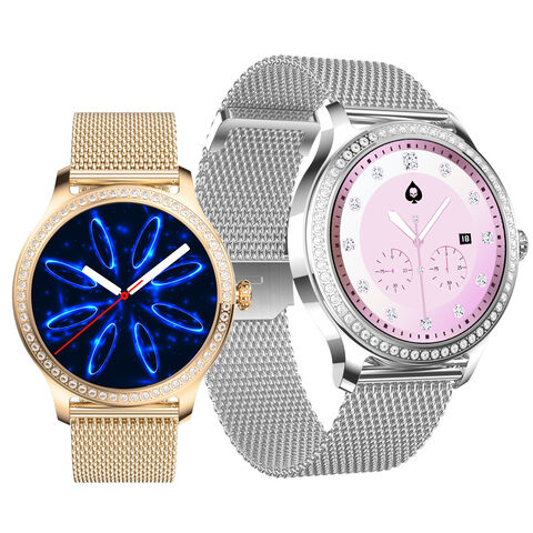 Bulk Buy China Wholesale Lw105 Fashion Diamonds Smartwatch 1.28 Inch ...
