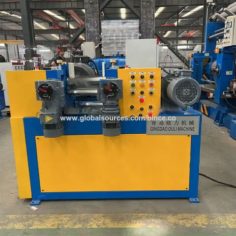 Factory Direct Sales 6 Inch Pvc / Plastic Heating Two Roll Rubber ...