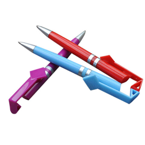 Qr Code Touch Pen With Phone Holder, Made Of Plastic, Oem Orders ...