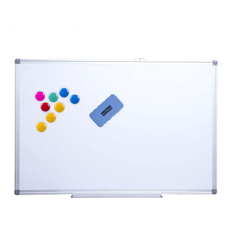 School Magnetic Whiteboard Standard Size Wall Mounting Office White ...