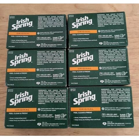 Irish Spring Original Deodorant Soap × 20 Bar $4 - Wholesale United ...