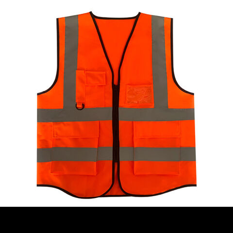 Wholesale High Visibility Reflective Worker Vest Traffic Customized ...
