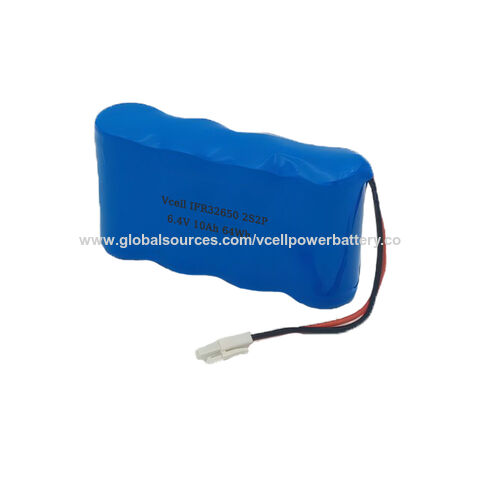 Lifepo4 32650 2s2p 6.4v 10ah Rechargeable Battery Pack For Solar Lamp ...