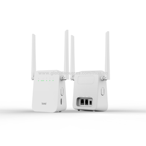 White 4g Lte Cat4 Wireless Indoor Cpe Wifi Router Antenna Sim Network ...