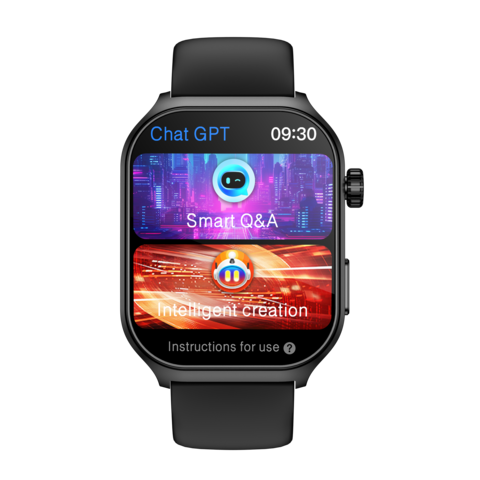 New Heart Rate 2024 Smartwatch 1.96 Inch Chatgpt 3d Dynamic Ui Reloj ...