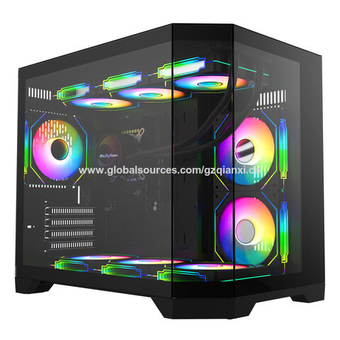 Wholesale New Design 3 Sides Tempered Glass Pc Case Rgb Fan Gamer ...