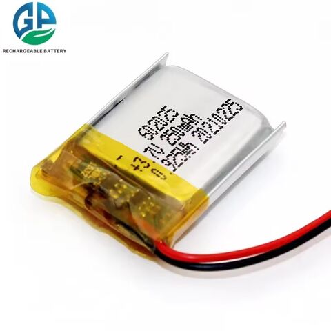 Kc Approved Lithium Polymer Battery Recharge 3.7v Battery 250mah 602025 ...