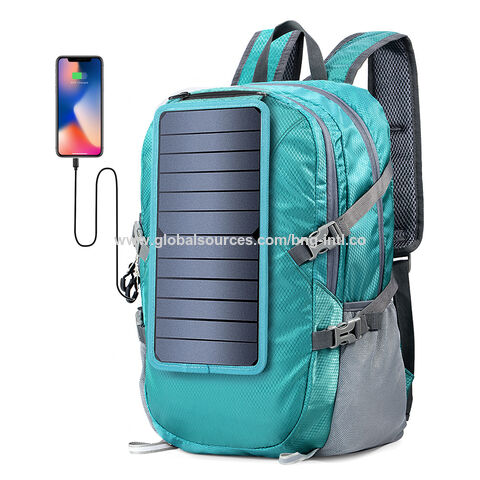 Factory Direct High Quality China Wholesale Eco-friendly Solar Backpack ...